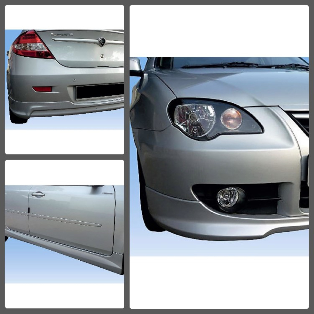 Proton Persona 1st Generation Elegance Skirting Body Kit Fiber Ready ...