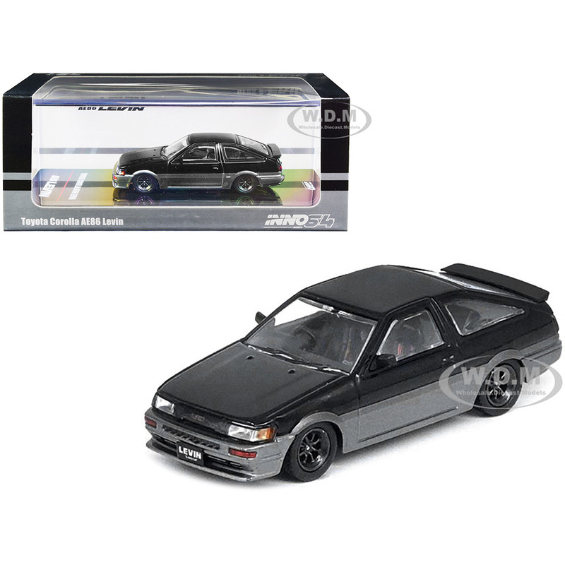 Inno64 Inno-Models Toyota Corolla Levin AE86 - Black/Grey | Shopee Malaysia