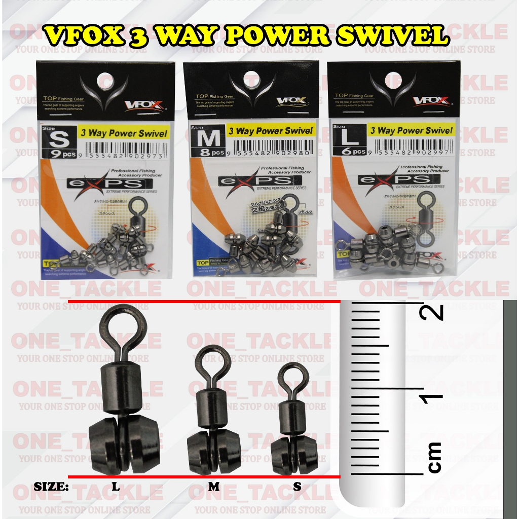 Vfox 3 way power swivel | Shopee Malaysia