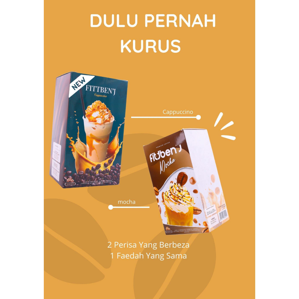NEW FITBEN J MOCHA | CAPPUCCINO KURUS N MENAWAN (1 BOX 15 SACHETS ...