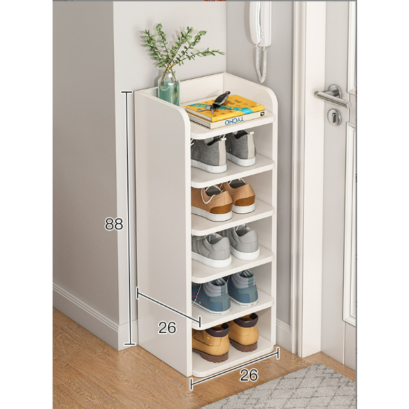 Shoe Rack, Door Corner, Shoe Rack, Simple, Ultra Narrow Crew Shoe ...