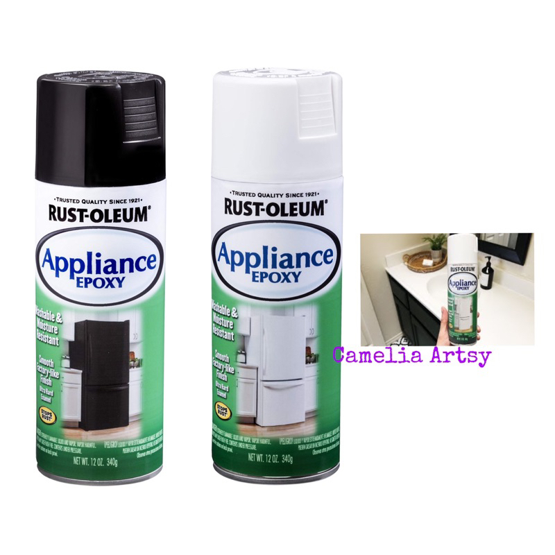 Rust-Oleum Specialty Appliance Epoxy Spray Paint 12oz(WHITE/BLACK)🔥 ...