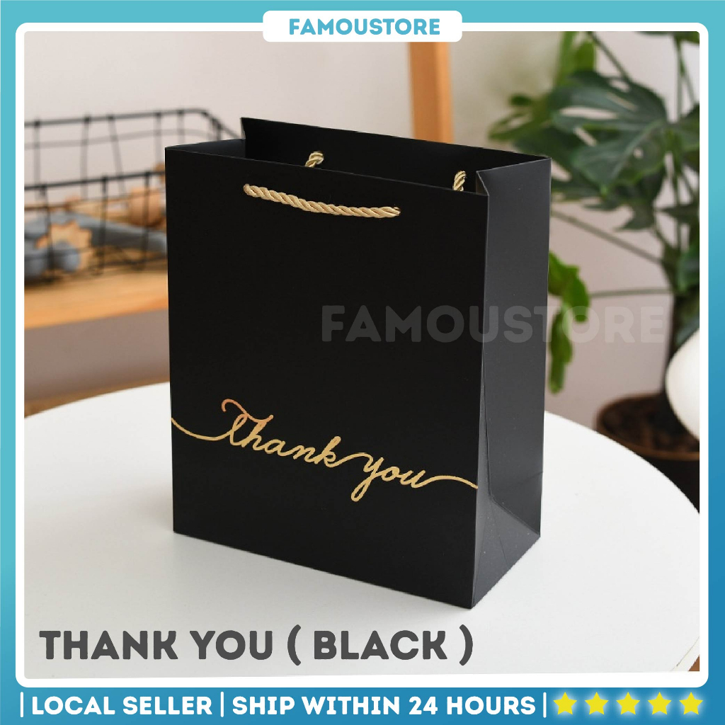 Thank You Paper Bag Murah Doorgift Bag Wedding Shopping Bag Gift Bag ...
