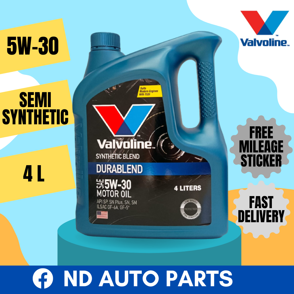 VALVOLINE Durablend SAE 5W-30 (4L) | Shopee Malaysia