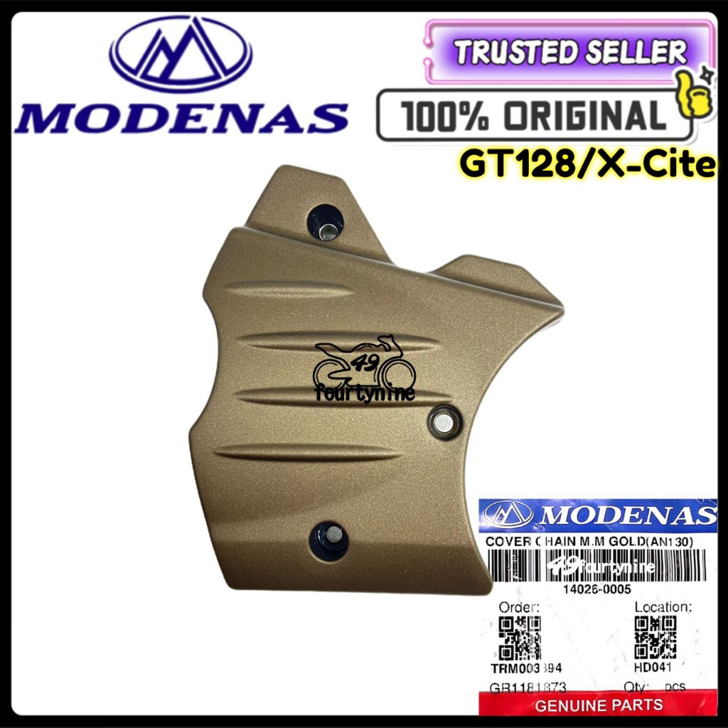 100% ORIGINAL MODENAS GT128 XCITE130 FRONT SPROCKET COVER 14026-0005 ...