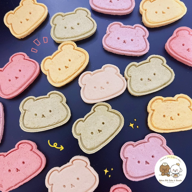Adore’s Pet Treats 爱朵宠物零食 Bear Head Cookies 小熊大头饼干 | Shopee Malaysia