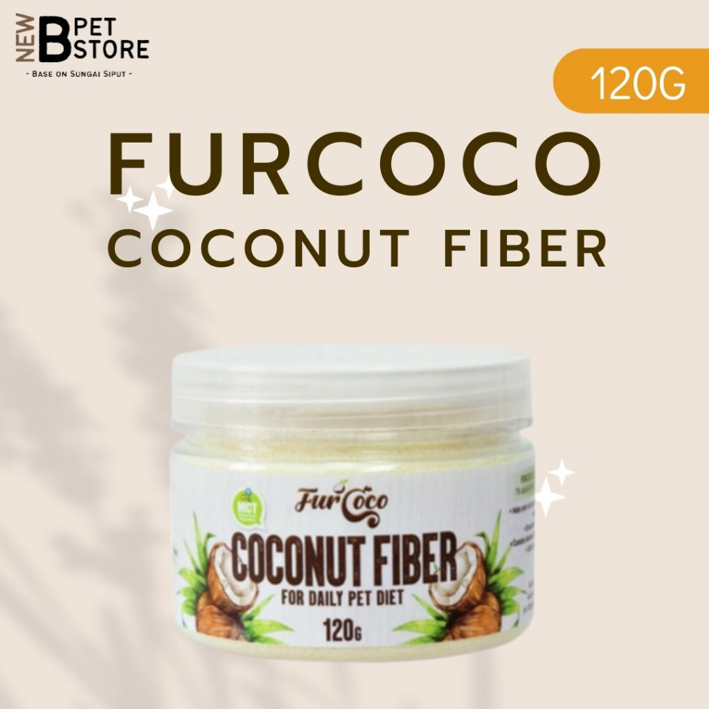 FURCOCO COCONUT FIBER (120G) IMPROVE APPETITE / SKIN COAT ...