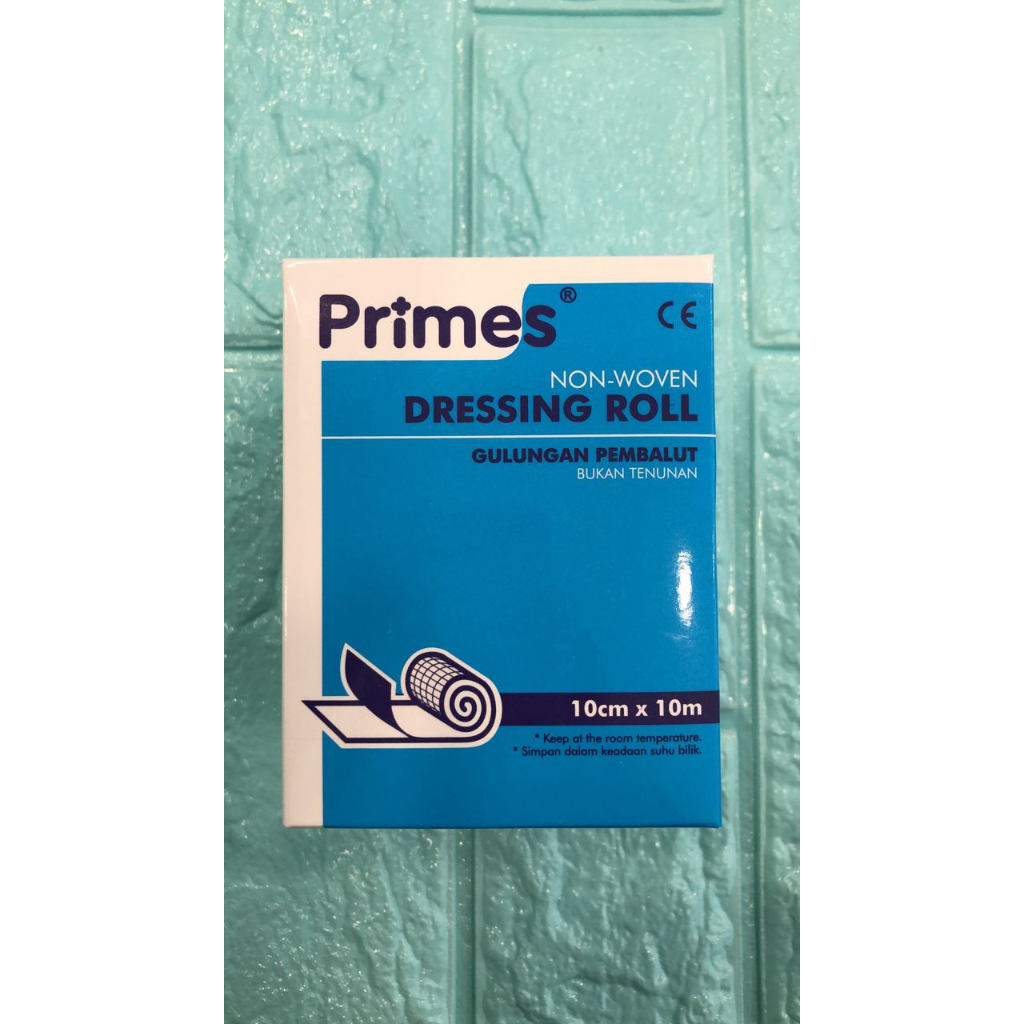 PRIMES DRESSING ROLL (NON WOVEN 10cm X 10m / ADHESIVE PU WOUND 10cm X ...