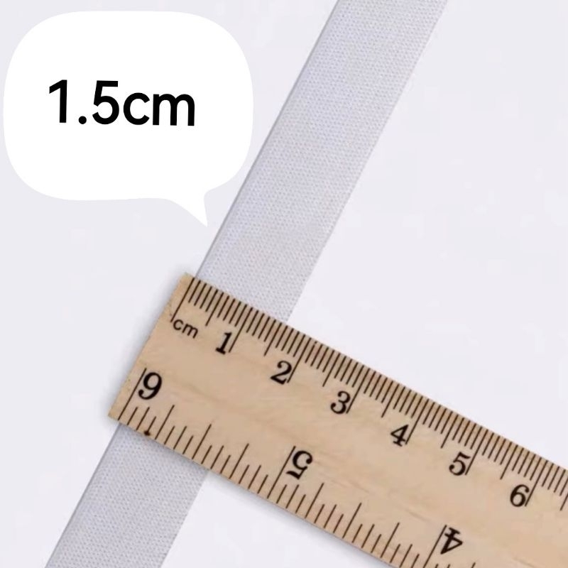 POLYBUTTONS Getah Seluar Getah Kain Polyester Elastic Band Getah ...