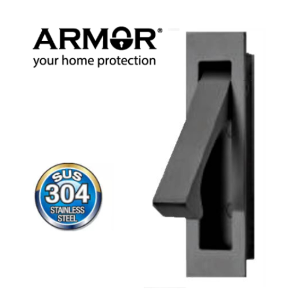 ARMOR 601 Matt Black Sliding Pull Handle | Shopee Malaysia