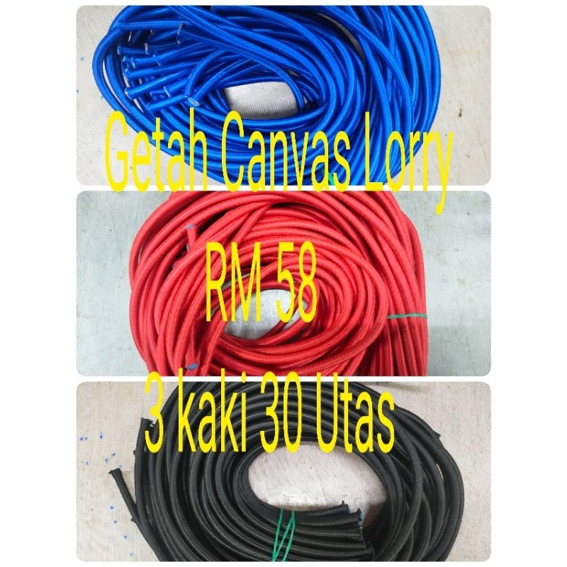 Tali Getah Kanvas Lori 3kaki Panjang 30 Utas Per Pek | Shopee Malaysia