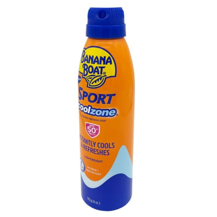 Banana Boat Sport Coolzone Sunscreen Spray SPF50+ 170g Reef Friendly ...