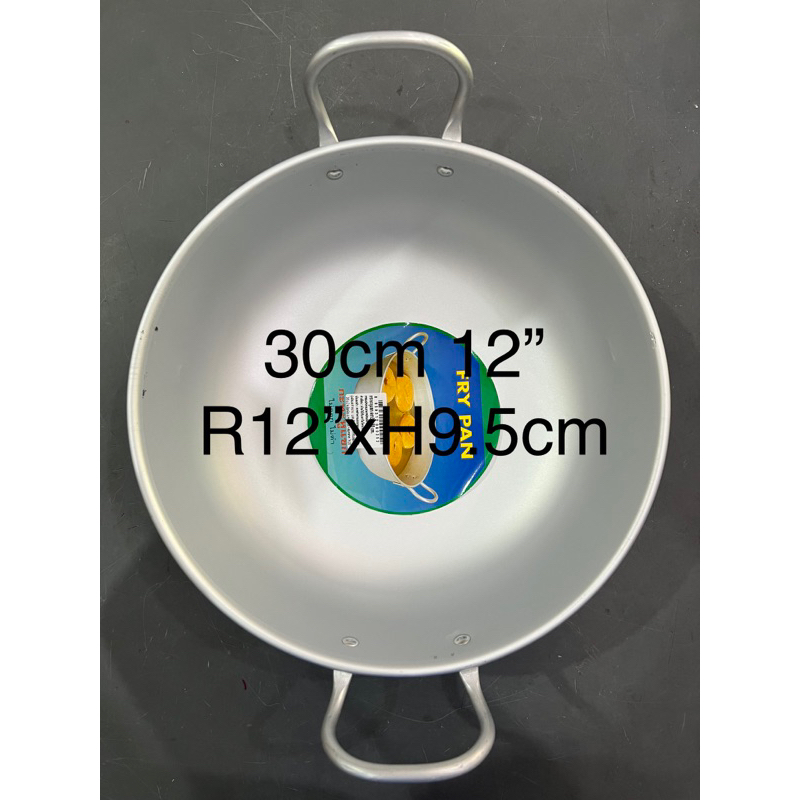 THICK ALUMINIUM INDIAN WOK_KUALI ALUMINIUM TEBAL_KUALI SERBAGUNA_KUALI ...