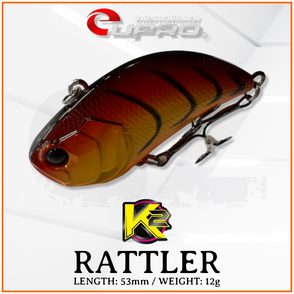 Eupro K2 Rattler Vib Sinking Fishing Lure (53mm) | Shopee Malaysia
