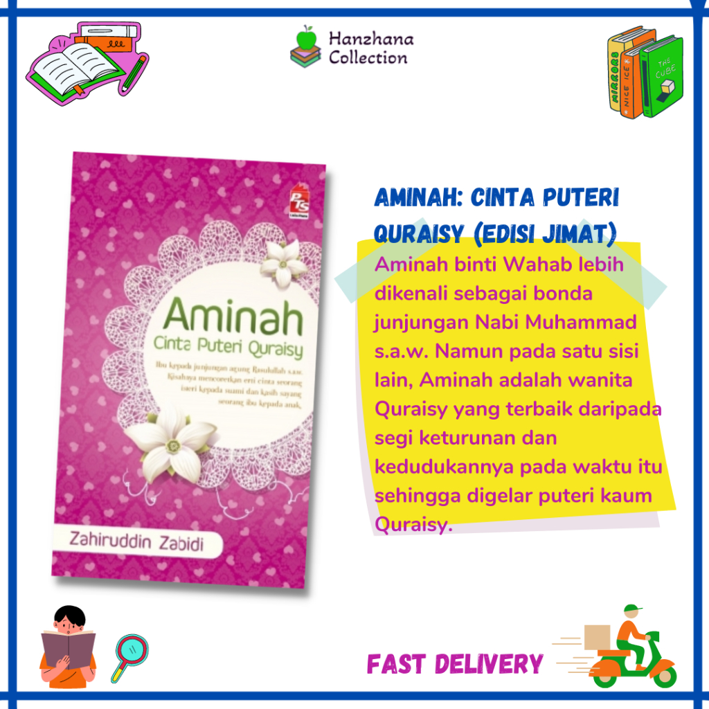 Buku Aminah - Cinta Puteri Quraisy Edisi Jimat by Zahiruddin Zabidi ...