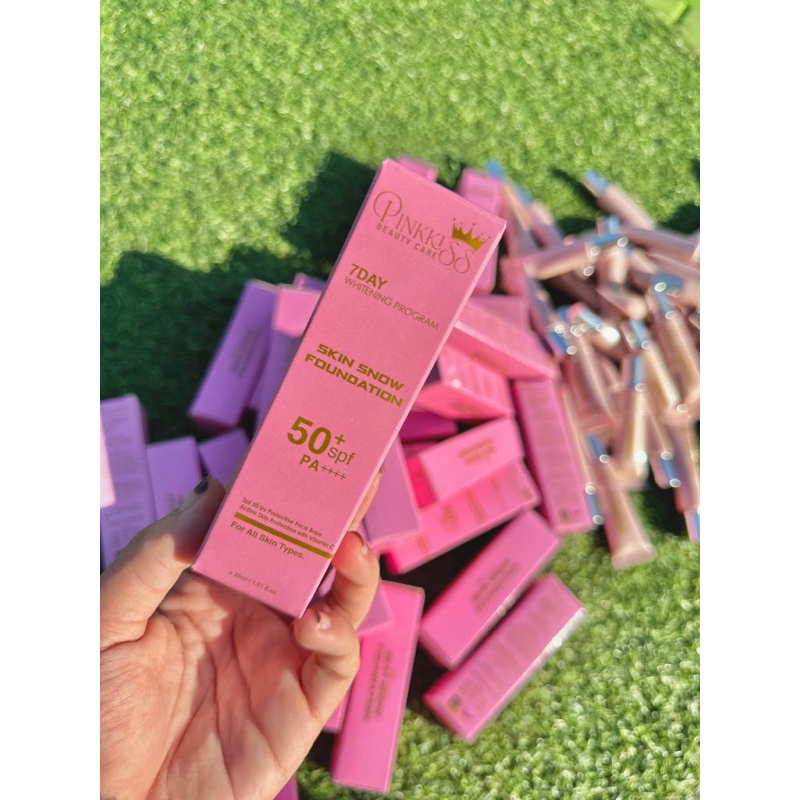 SKIN SNOW FOUNDATION BY PINKKISS 💯 ORIGINAL HQ | Shopee Malaysia