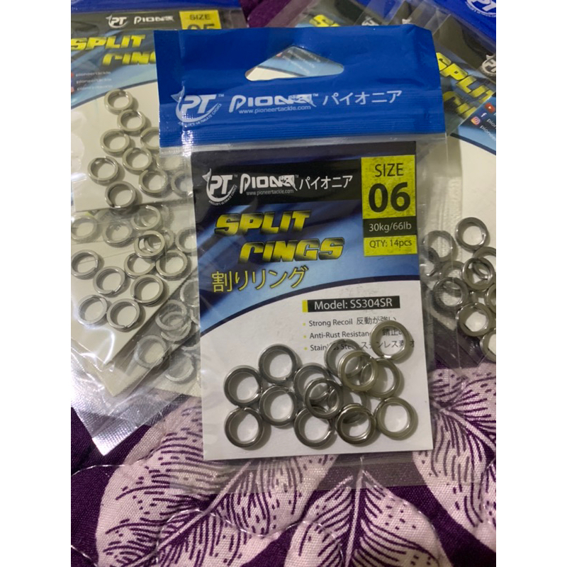 Pioneer Split ring SS304SR fishing split ring | Shopee Malaysia