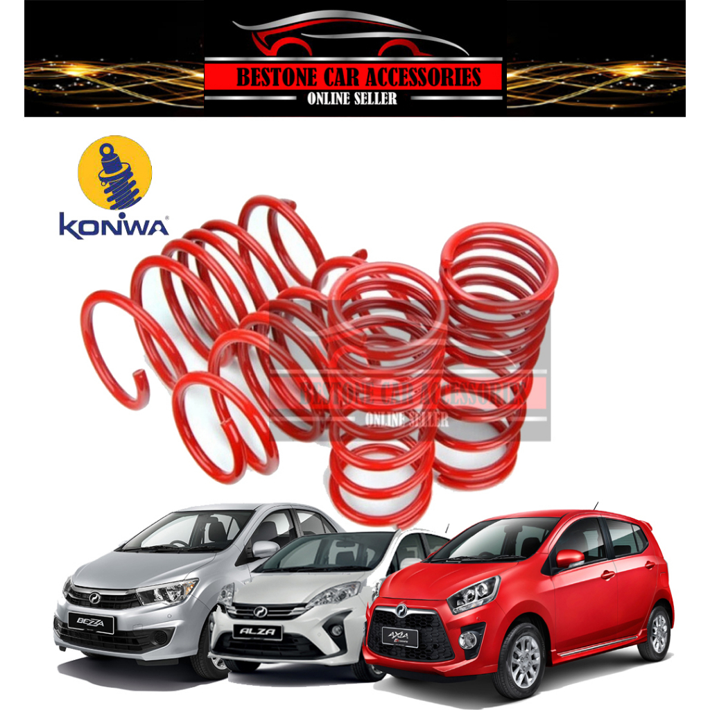 KONIWA PERODUA LOWER SPRING ALZA, AXIA, BEZZA, VIVA, MYVI | Shopee Malaysia