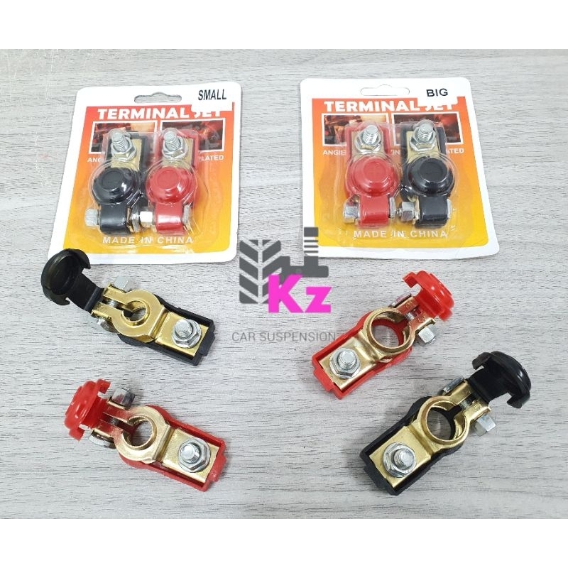 UNIVERSAL BATTERY TERMINALS CLAMP CLIPS (TERMINAL SET ) POSITIVE ...