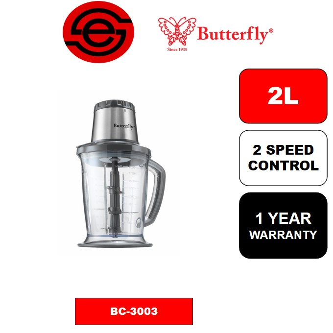 Butterfly Food Processor - BC-3003 2L | Shopee Malaysia
