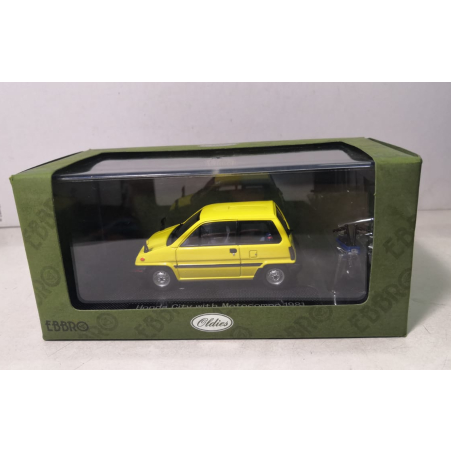 EBBRO DIECAST HONDA CITY WITH MOTOCOMPO 1/43 | Shopee Malaysia