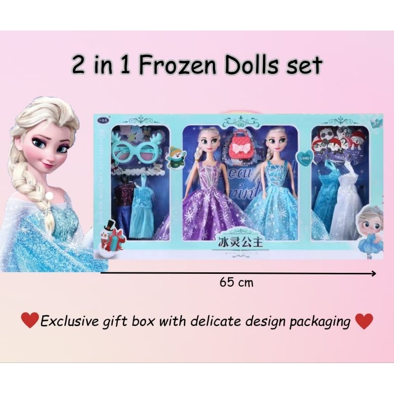 Frozen Beauty Dolls Gift Set Frozen Princess Elsa Princess dolls set ...