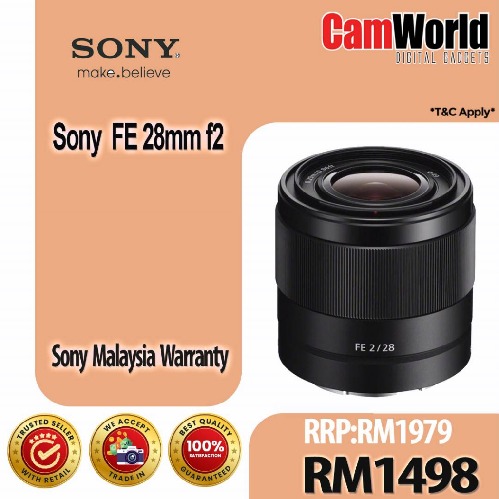 SONY SEL 28mm f2 ( SEL28F20 ) | Shopee Malaysia