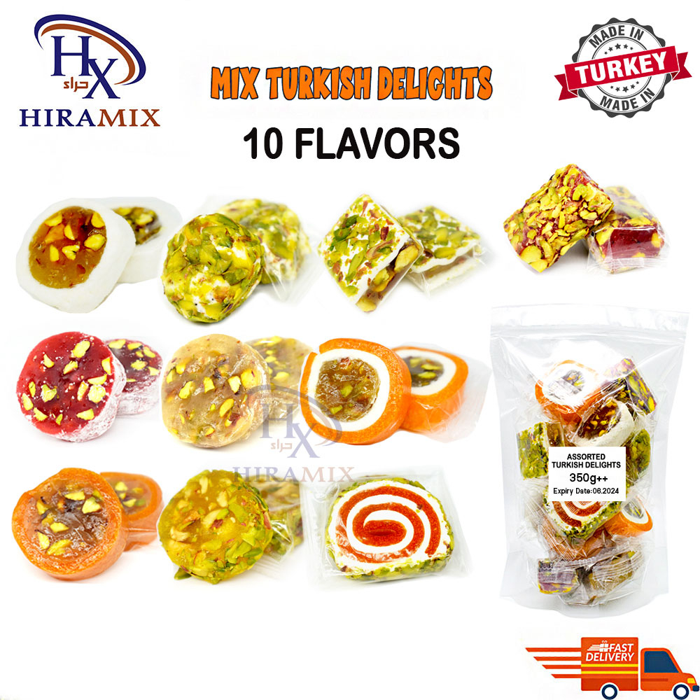 Turkish Delights Lokum Sedap Manisan Dari Turki | Turkish Sweet (16 ...
