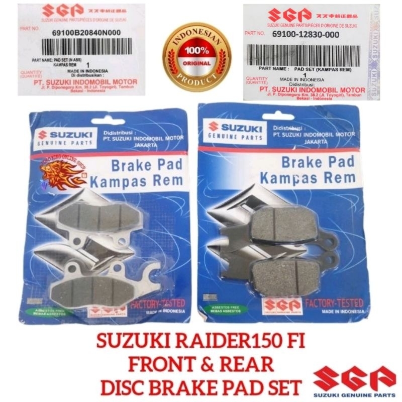 SGP SUZUKI RAIDER150 RAIDER-150 FI SATRIA FU FUEL INJECTION RAIDER150I ...