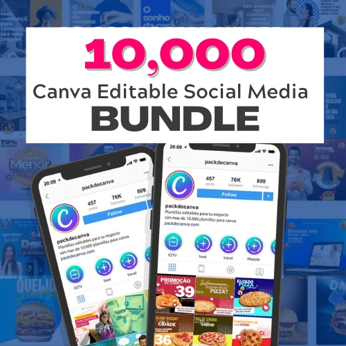 10,000 Template Canva Siap Pakai | Canva Template Multiple Category ...