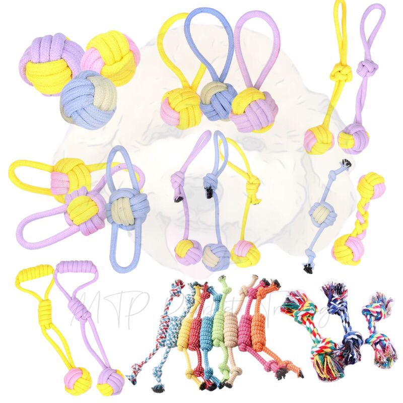 Pet Chew Toy Rope Toy Braided Rope Pet Toy Molar Toy Dog Chew Toy Puppy ...
