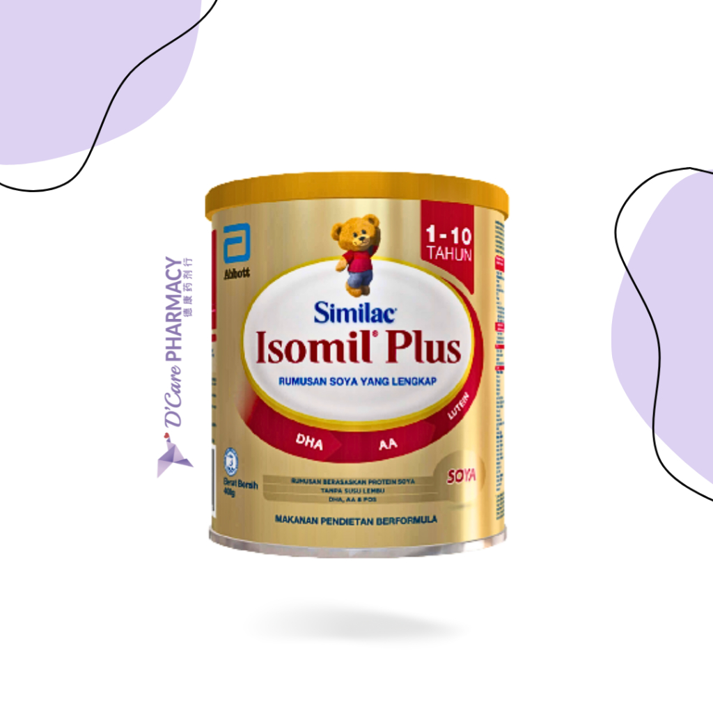 Similac Isomil Plus Lactose Free Soy Milk (400g) | Shopee Malaysia