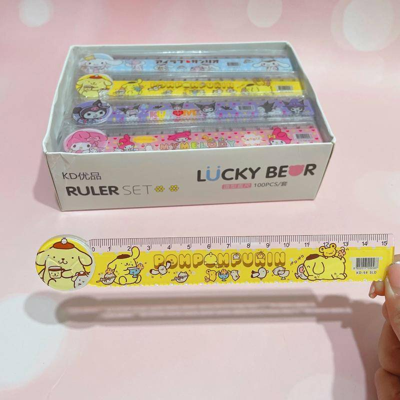 30cm Ruler Cute Folding Pembaris Cute Skala Lipat Cartoon Kartun ...