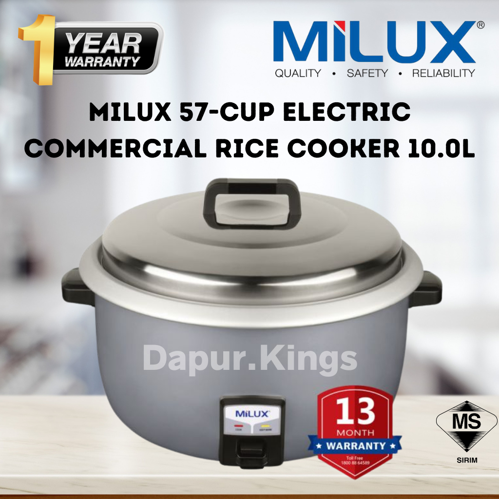 MILUX 10L Electric Commercial Rice Cooker [MRC-5200] 电饭煲 Periuk Nasi ...