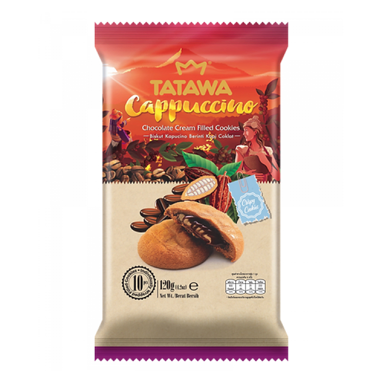 Tatawa Cookies~ Cappuccino Chocolate Cream-filled Cookies | Shopee Malaysia