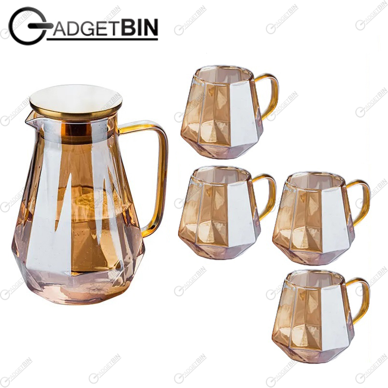 Large Capacity 1.9L Cold Heat-resistant Borosilicate Glass Diamond ...