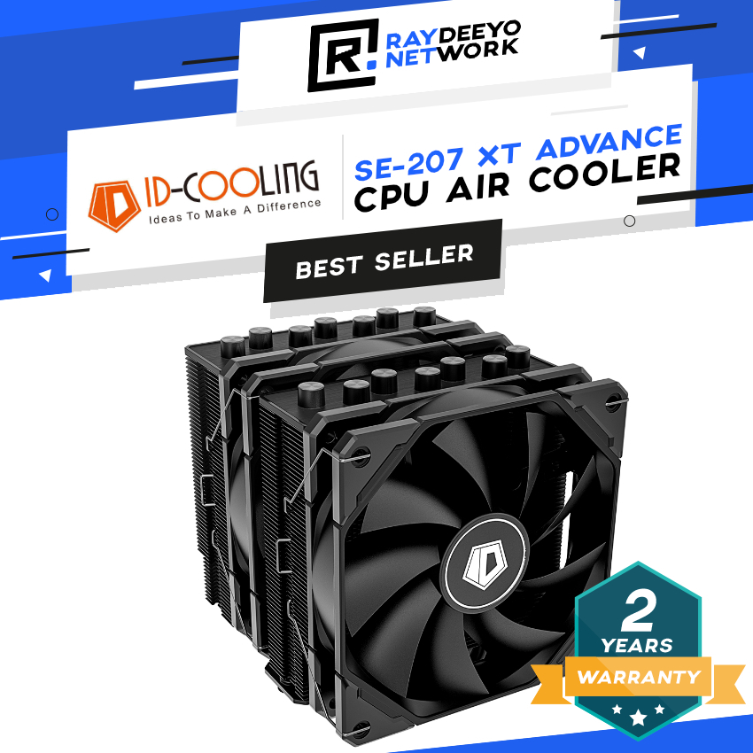 ID-COOLING SE-207 XT Advance Twin Tower CPU Air Cooler [Dual Heatsink ...