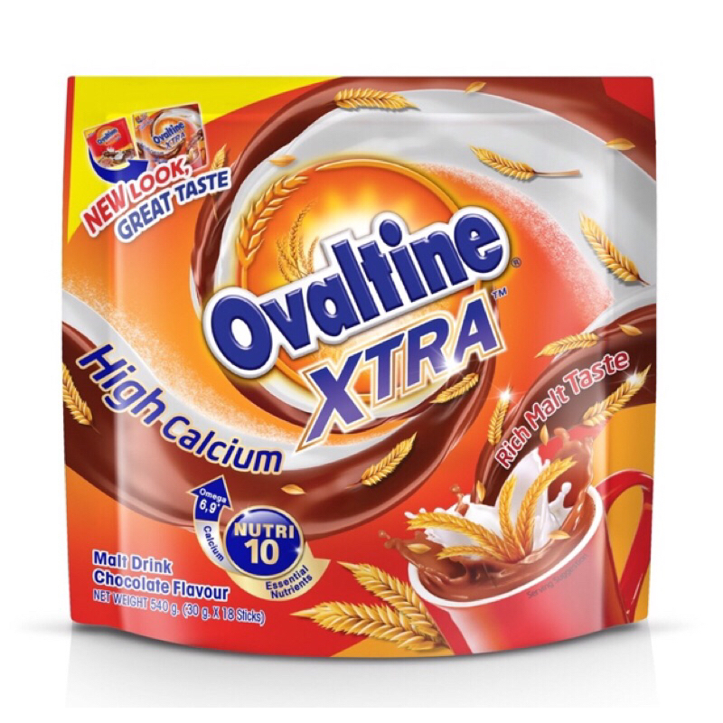 Ovaltine Xtra Malt Drink Chocolate Flavour (30g x 18 Sticks) | Shopee Malaysia