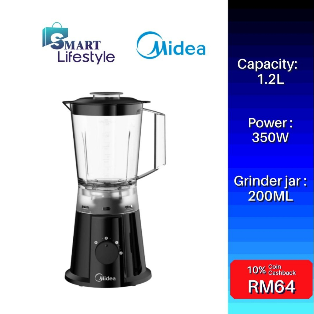 Midea 1.25L Blender MBL-35BK | Shopee Malaysia