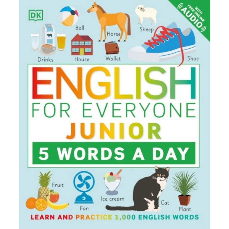 Ebook- DK English for Everyone Junior 5 Words a Day (240pages) | Shopee ...