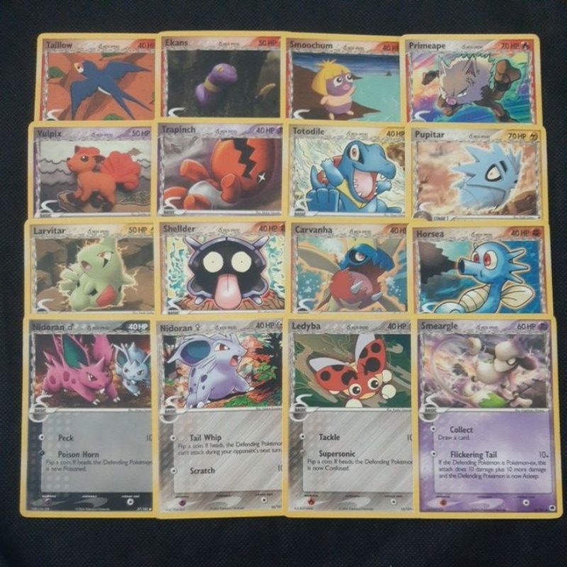 Pokemon Card TCG: Vintage Card: Delta Species: Smoochum/ Vulpix ...