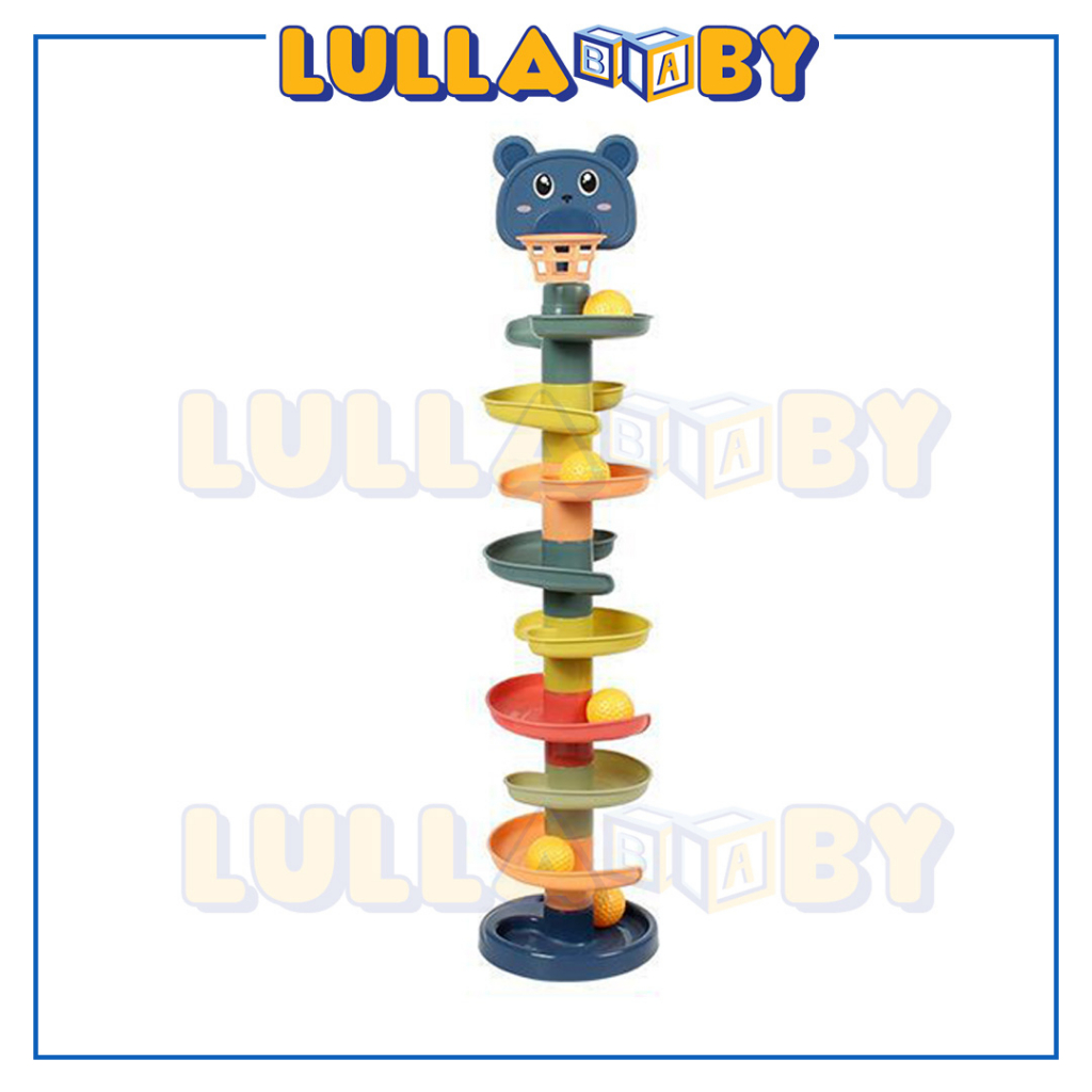 🔥READY STOCK🔥7 Layer Fun Rolling Sliding Ball Kids Stacking Tower ...
