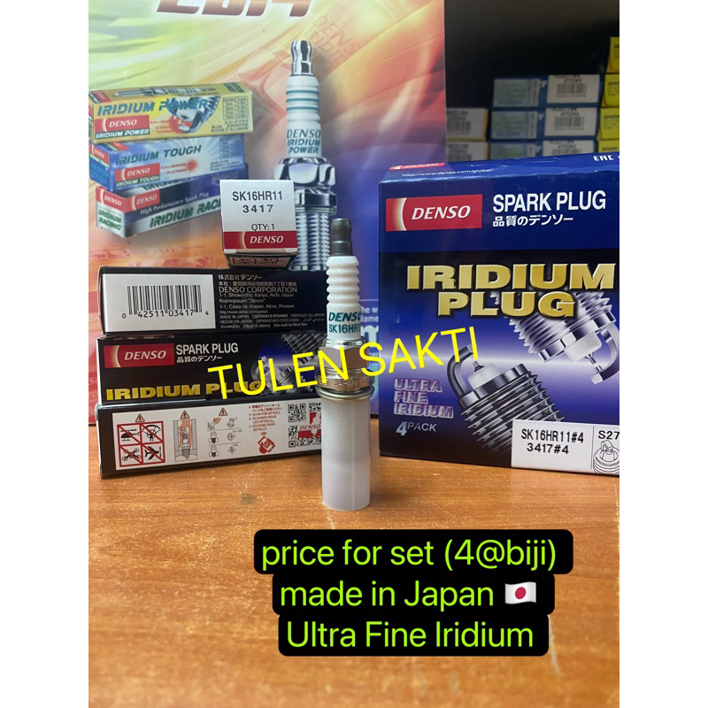 DENSO ULTRA FINE IRIDIUM PLUG VELLFIRE AGH30 2.5 / CAMRY ASV50 2.5 ...
