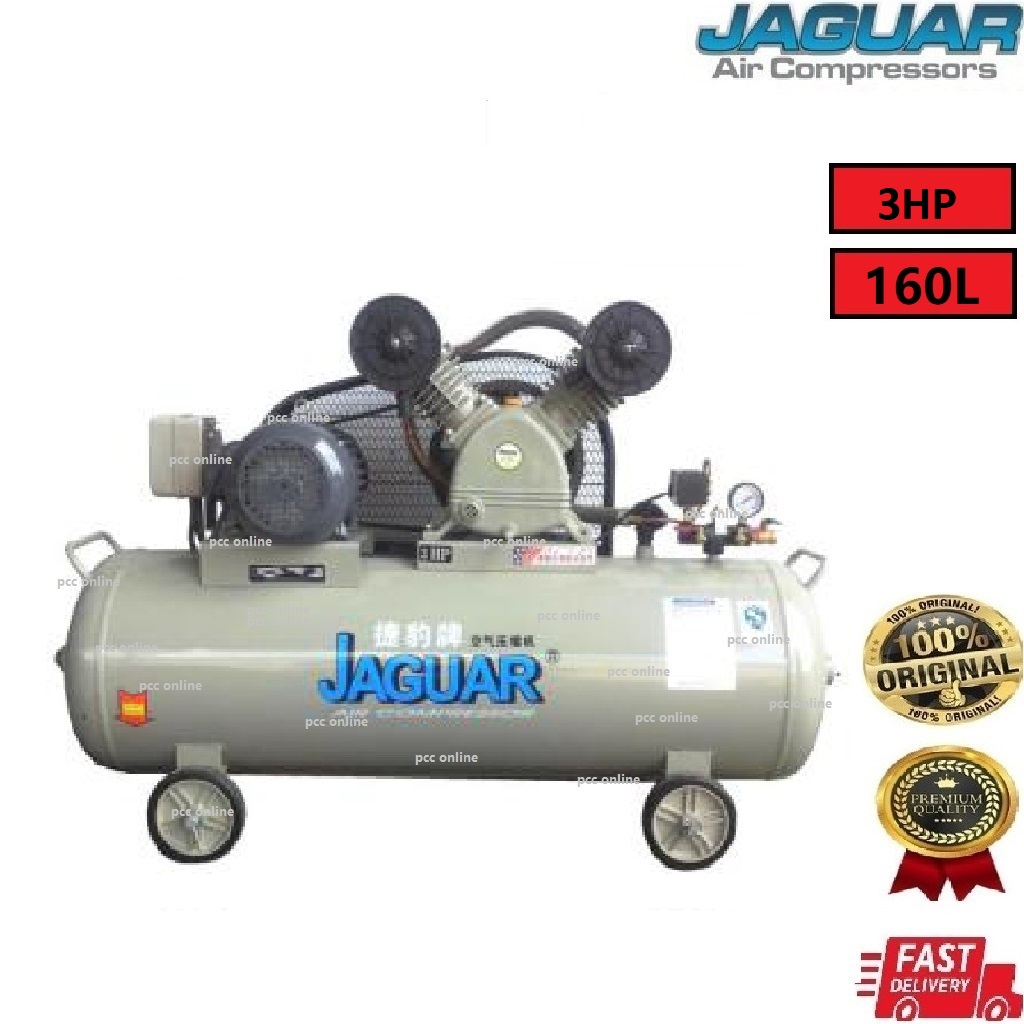 Jaguar RV80 Air Compressor /Compressor Angin /Pam Angin 3HP 160Liter ...