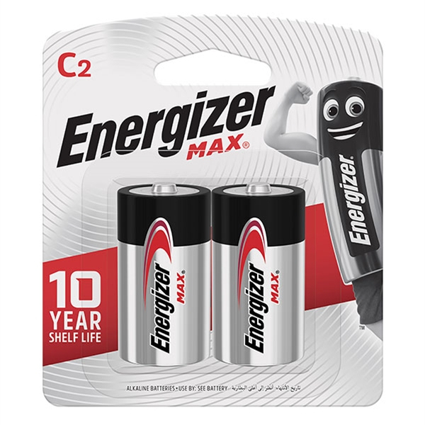 ENERGIZER MAX ALKALINE BATTERY C2 SIZE 1.5V(2PCS) | Shopee Malaysia