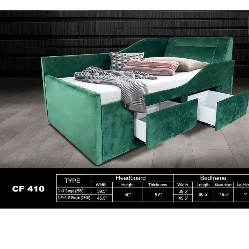 Modern single bed frame With Drawer | Shopee Malaysia