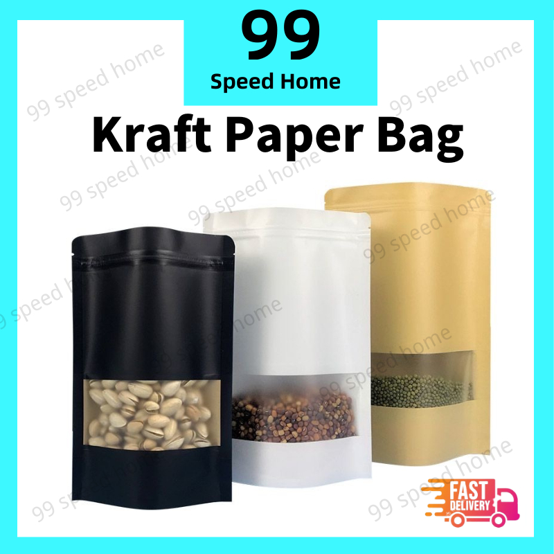 Kraft Paper Zip lock Bag/ Zipper Bag/Zip Lock Bags Doorgift Goodies ...