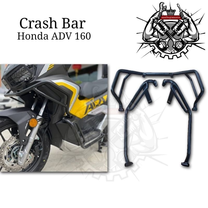 Heavy Duty Crash Bar Crashbar slider Honda Adv160 ADV 160 | Shopee Malaysia
