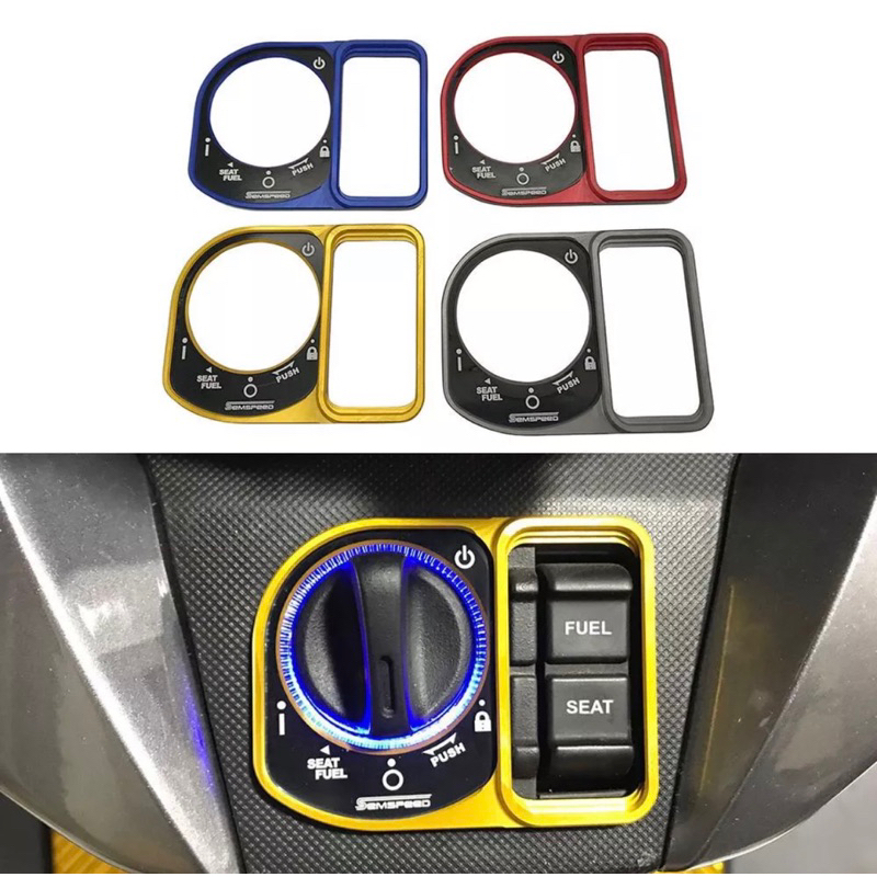 Honda ADV 160 Starter Switch Cover Alloy Ignition Switch Door Lock ...