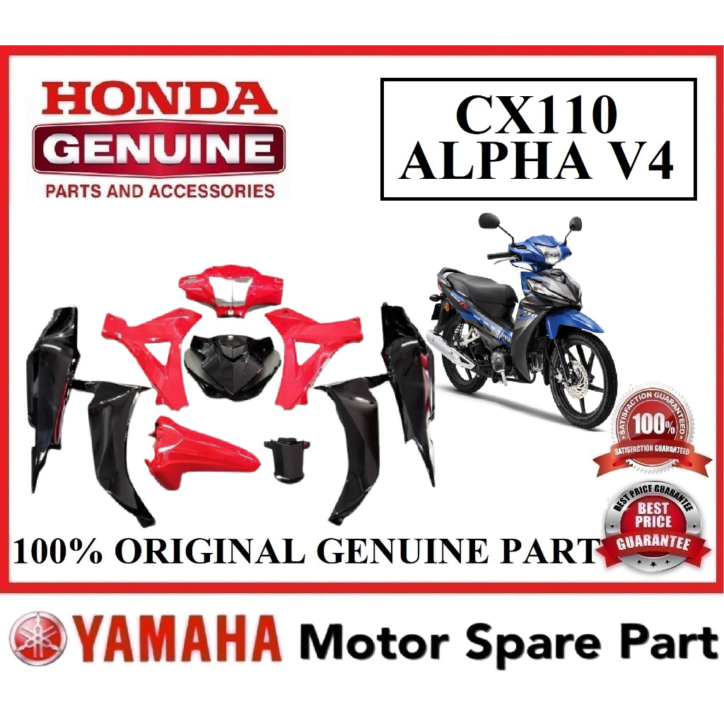 100% ORIGINAL CX110 ALPHA V4 COVER SET 0 06900-K71-MB0 COVERSET BODYSET ...